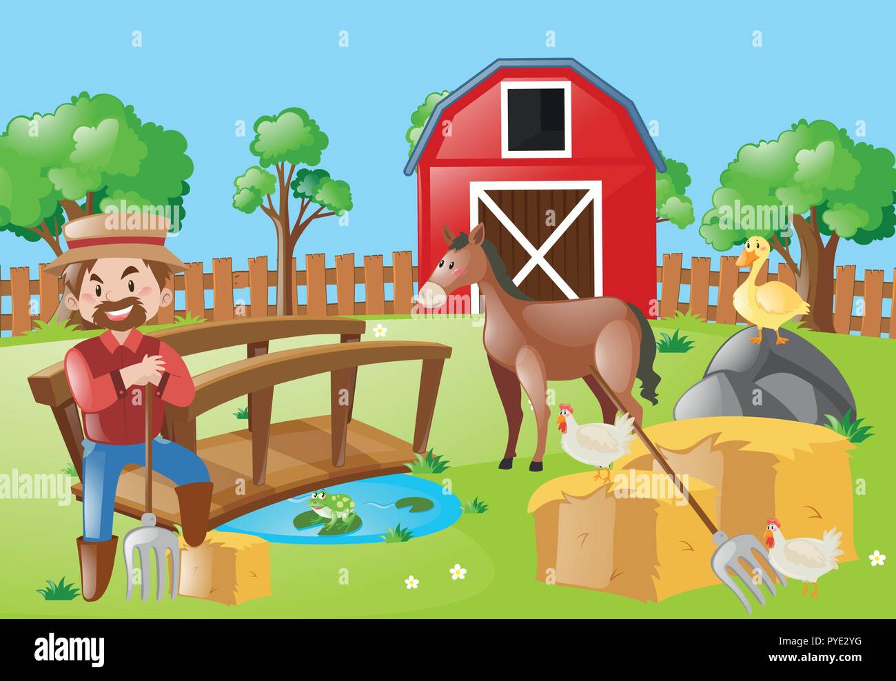 Farm Field Clipart