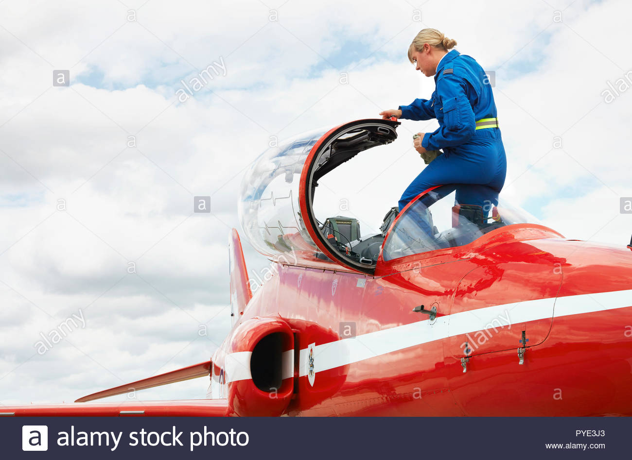 Red Arrows Pilot High Resolution Stock Photography and Images - Alamy
