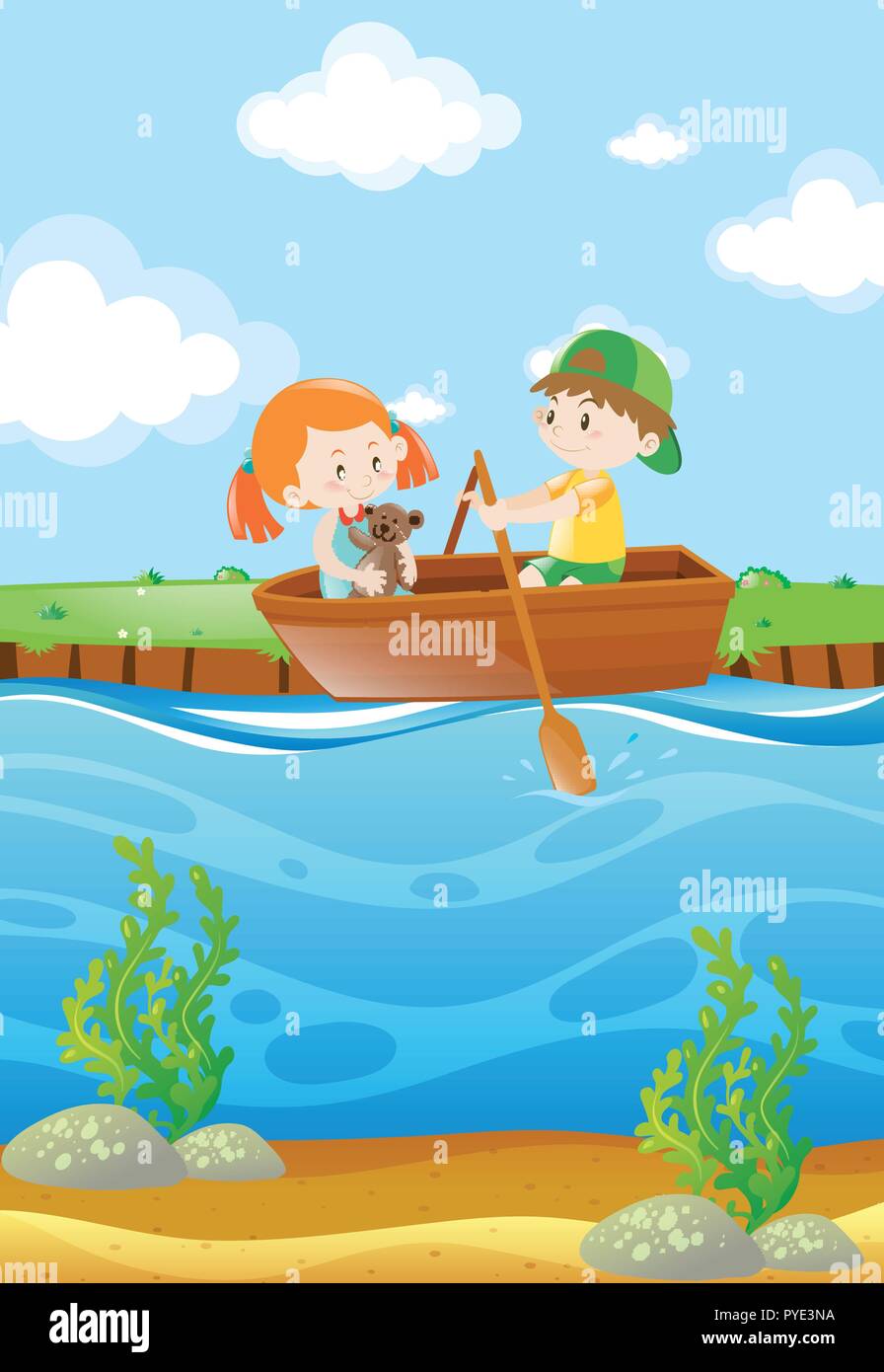Row boat clipart Stock Vector Images - Alamy