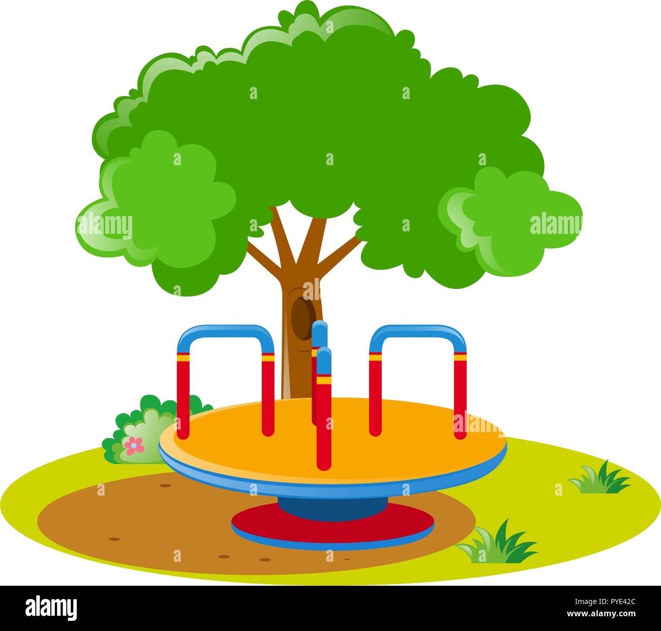 Roundabout Stock Vector Images - Alamy