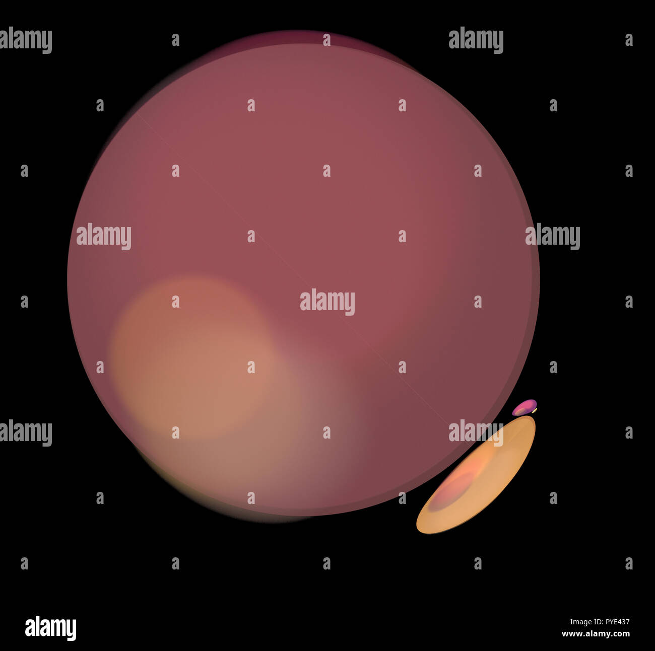 Brown fractal circle sphere. Fantasy fractal texture. Digital art. 3D ...