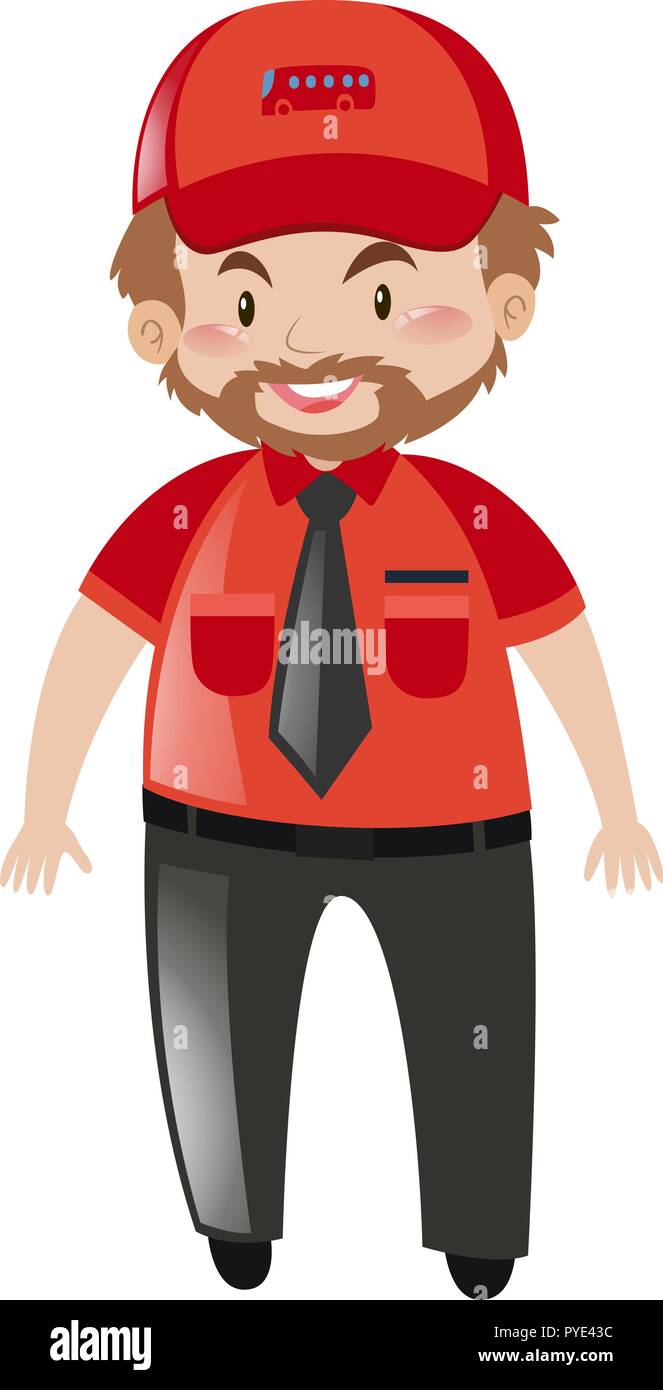 Bus driver male Stock Vector Images - Alamy