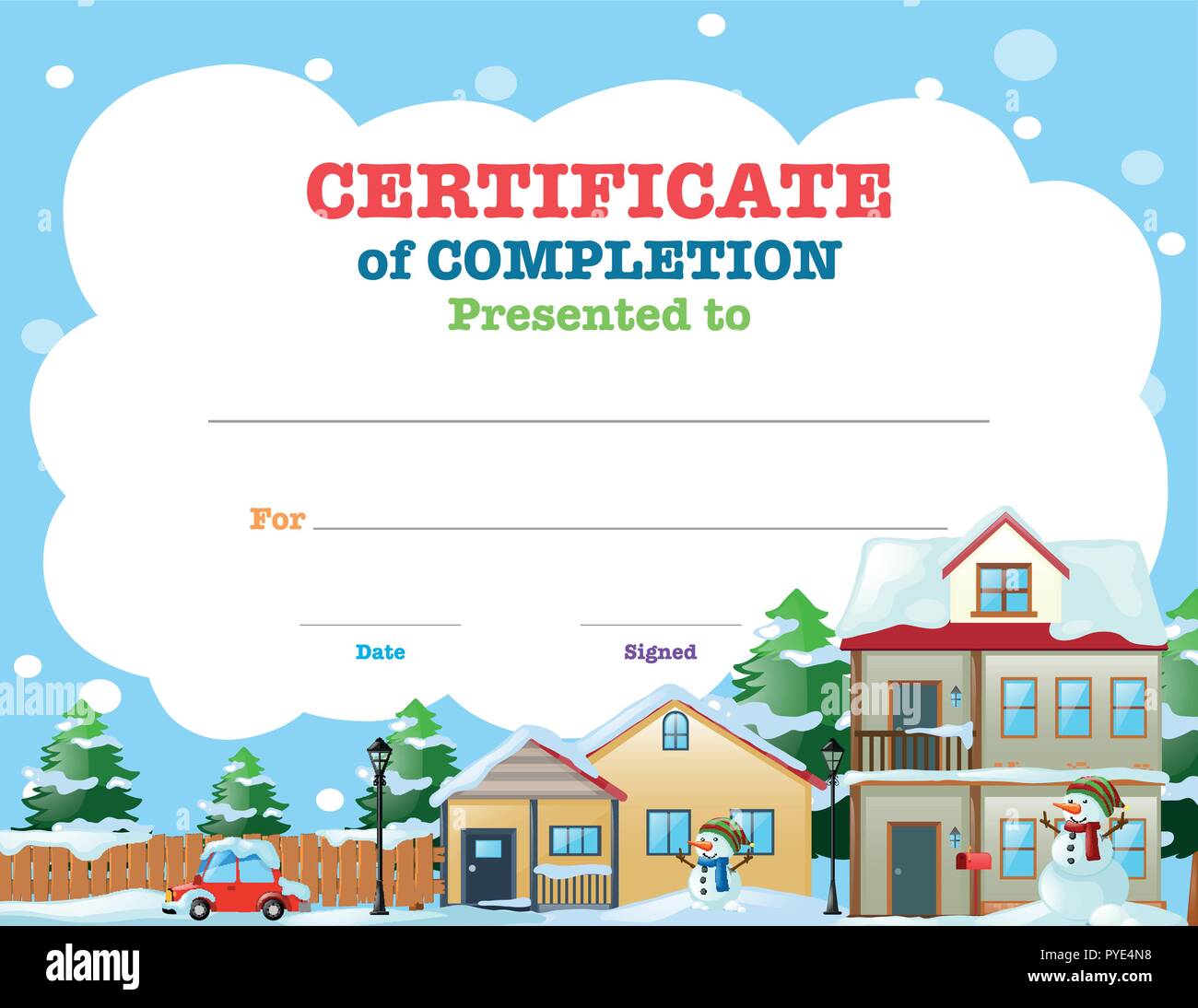 Winter property Stock Vector Images - Alamy