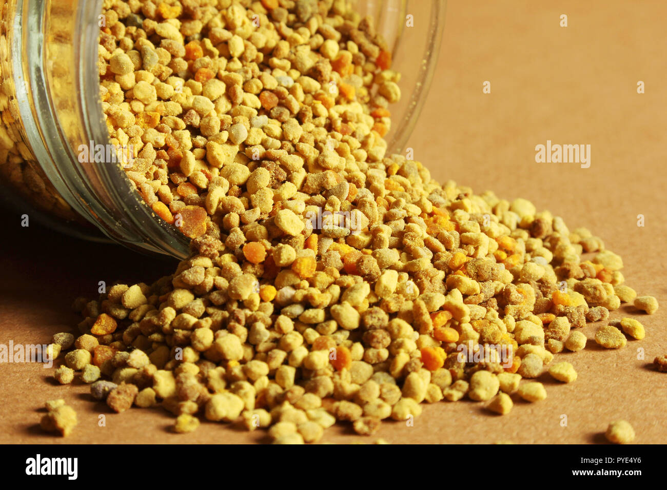 Raw Organic Yellow Bee Pollen Stock Photo - Alamy