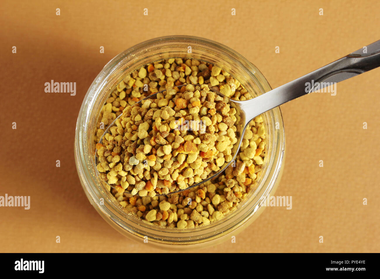 Raw Organic Yellow Bee Pollen Stock Photo - Alamy