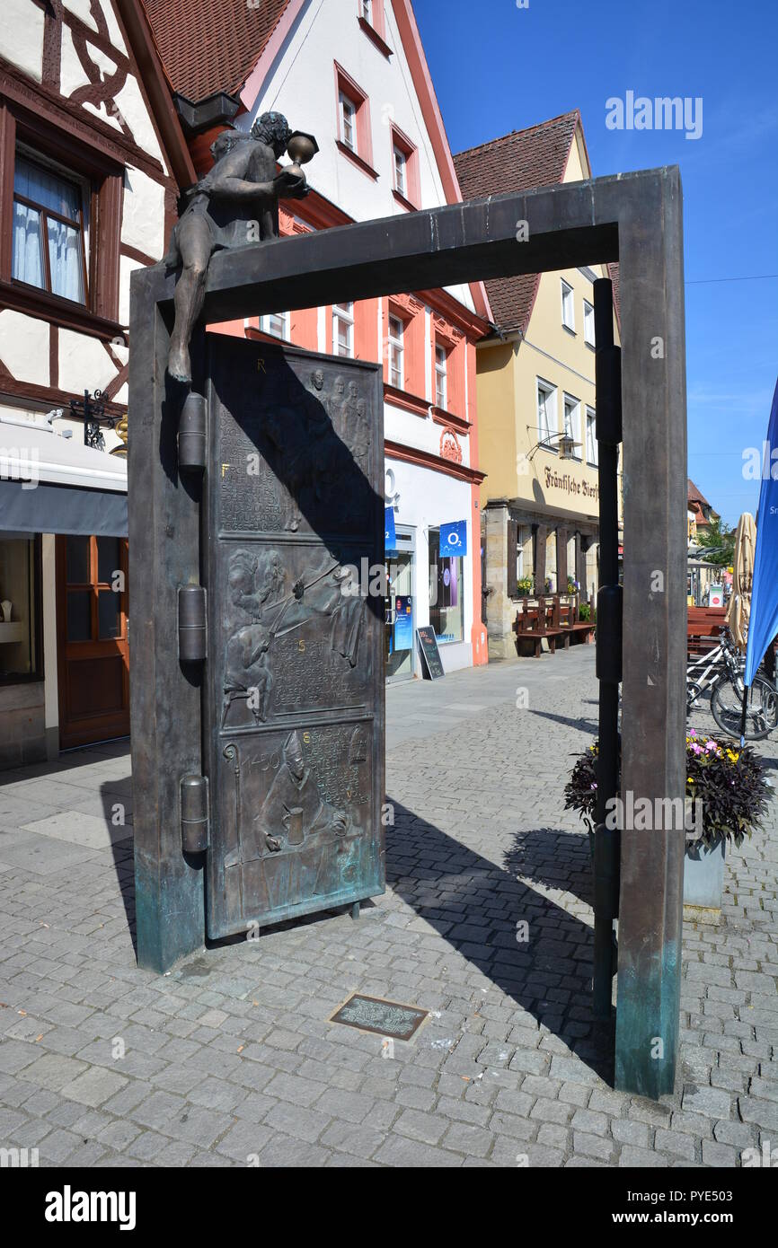 Forchheim, Germany – View in the historical town of Forchheim, Bavaria ...