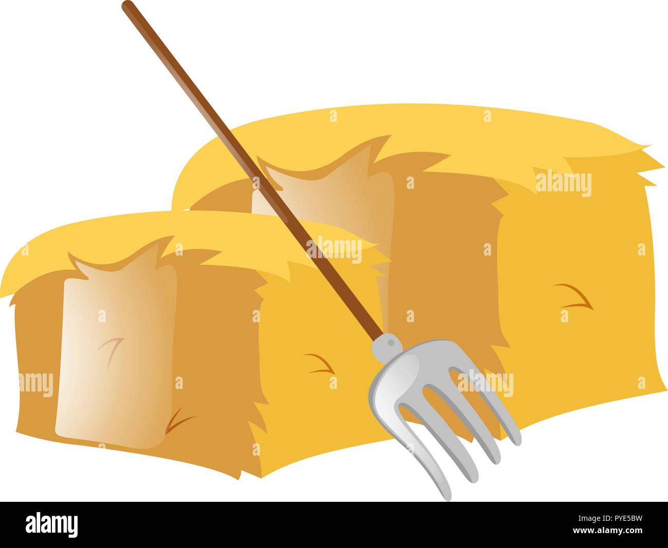 Dried hay Stock Vector Images - Alamy