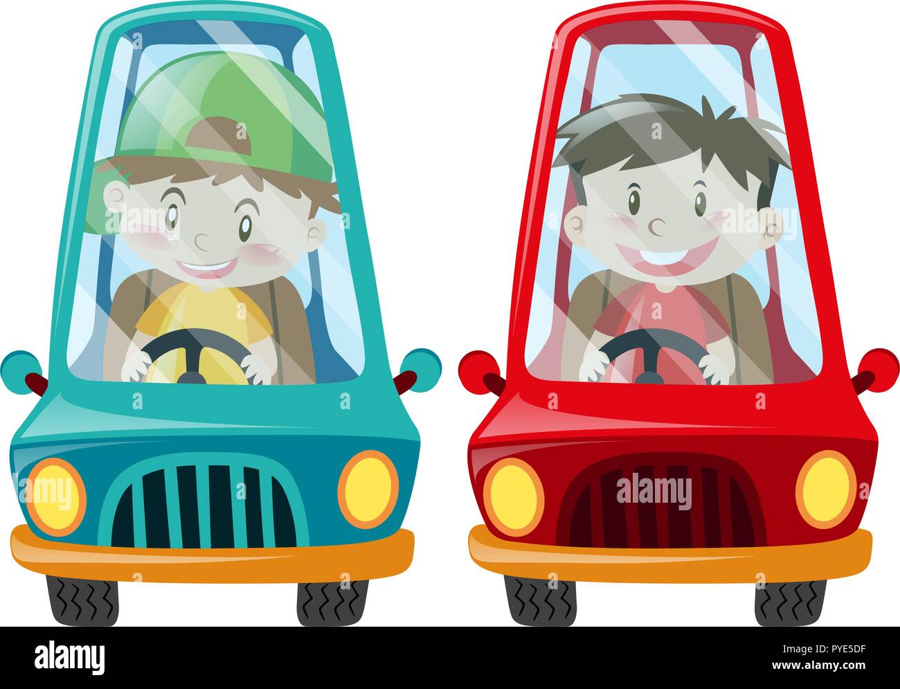 The boys in blue Stock Vector Images - Alamy