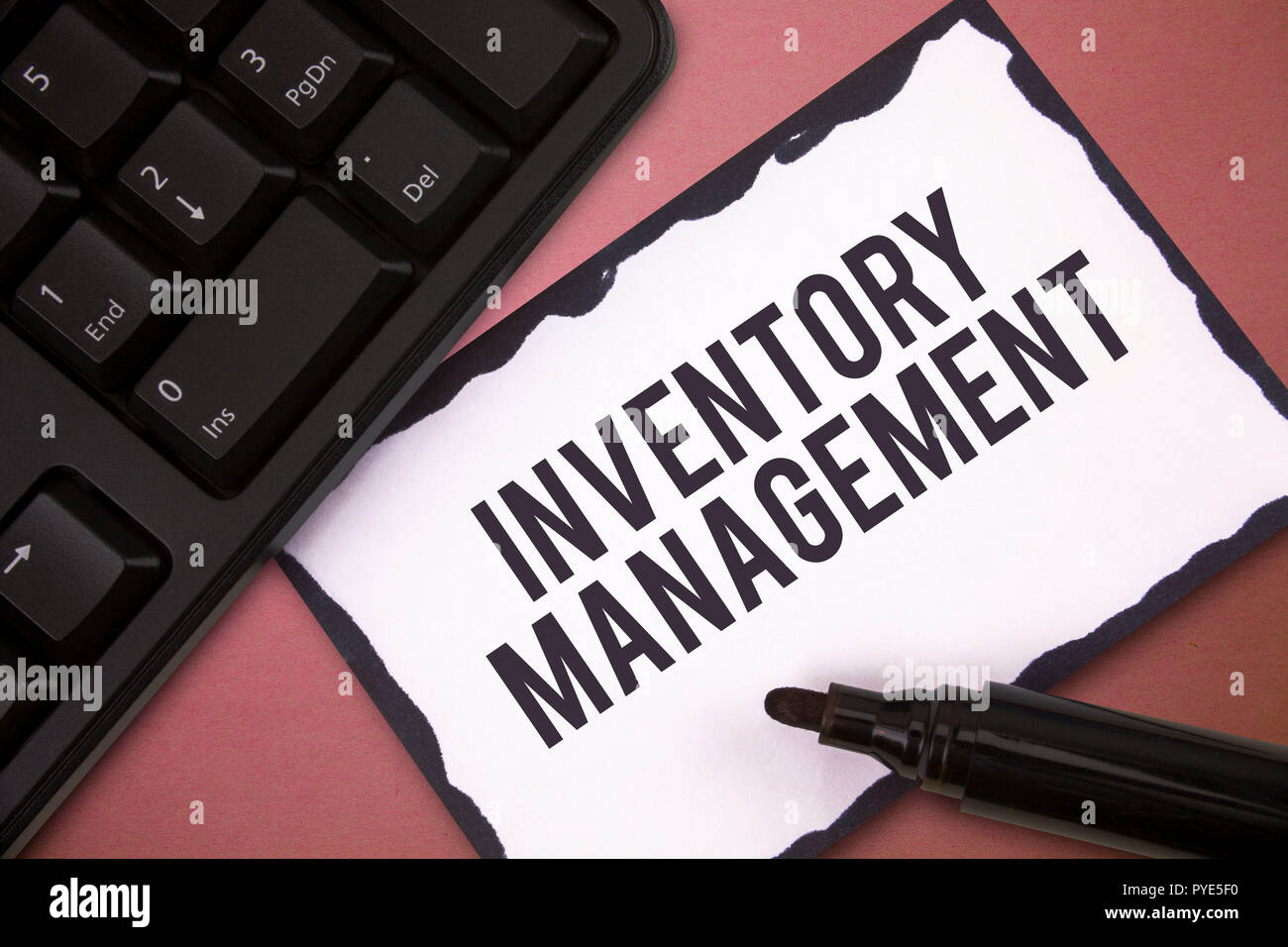 Writing note showing Inventory Management. Business photo showcasing ...