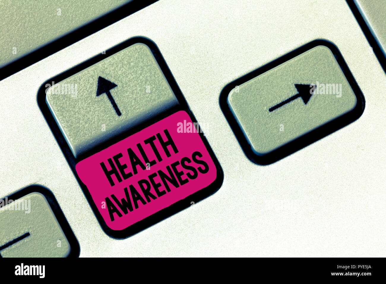 Text sign showing Health Awareness. Conceptual photo Promoting ...