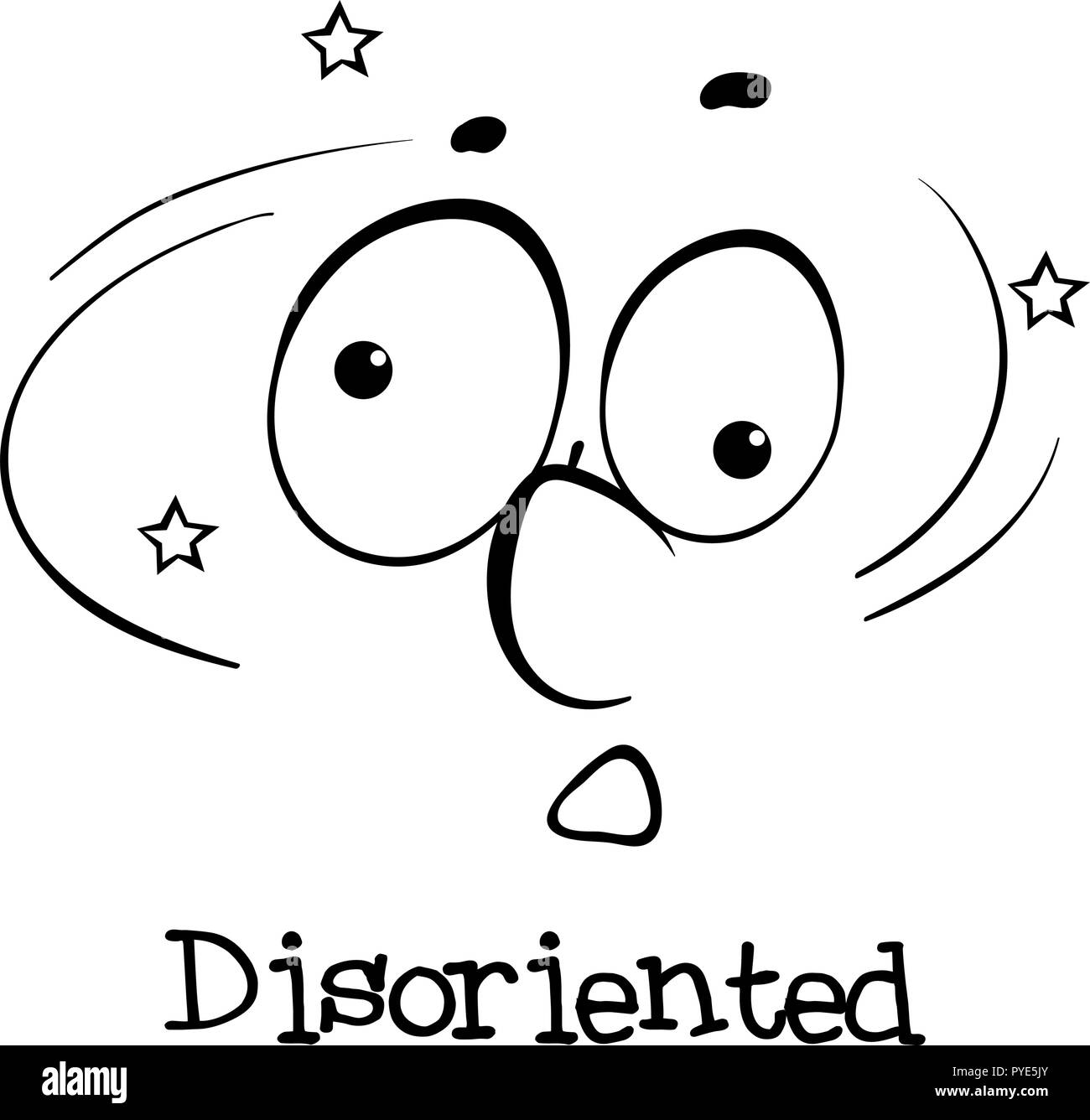 Feeling disoriented Stock Vector Images - Alamy