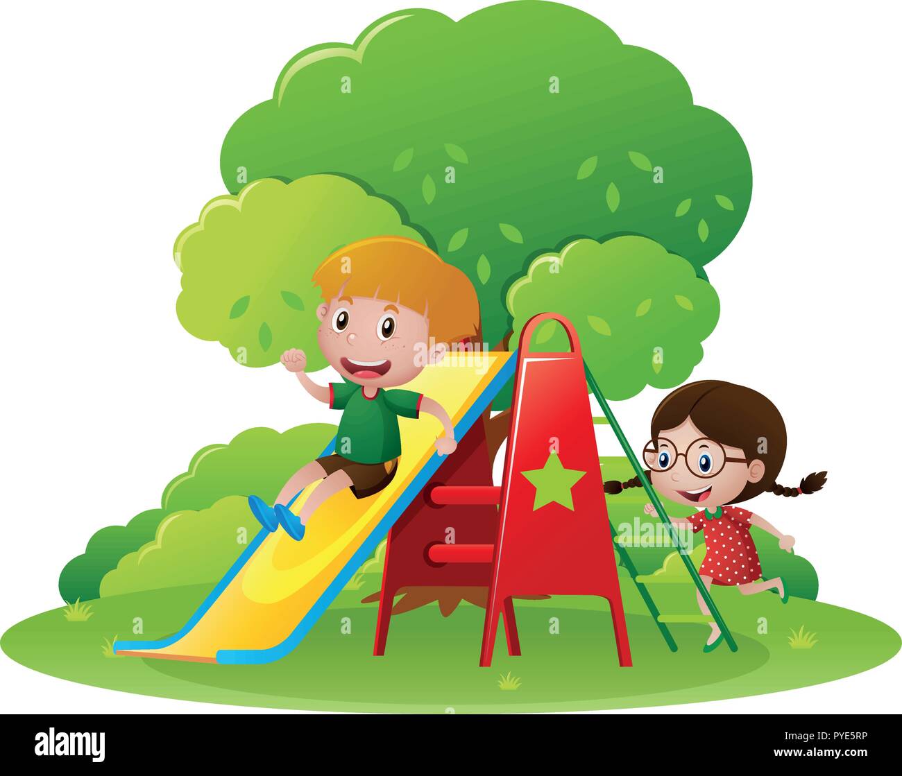 Kids Having Fun Clipart