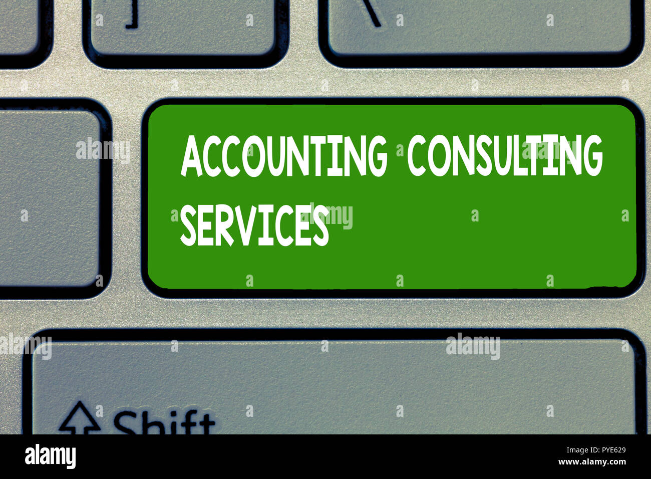 Text sign showing Accounting Consulting Services. Conceptual photo ...