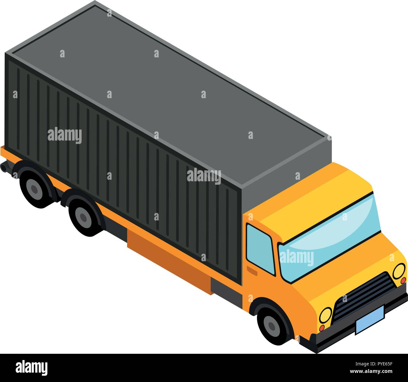 Lorry illustration hi-res stock photography and images - Alamy