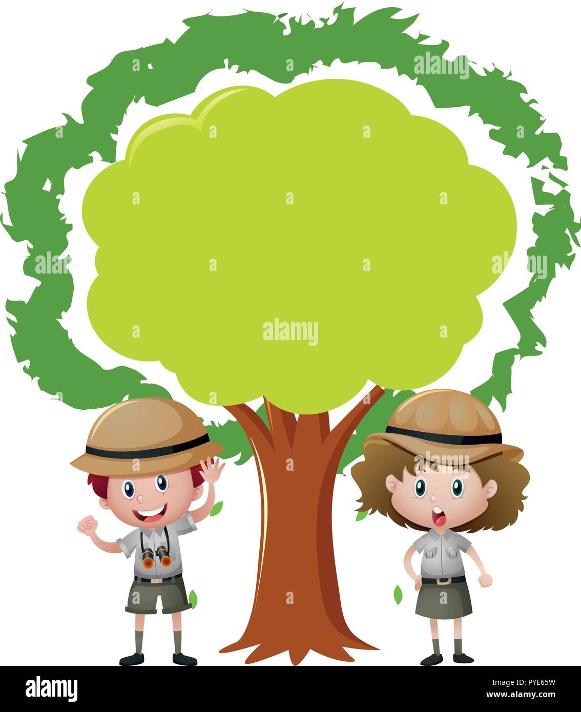 Jungle Safari Baby Shower Border