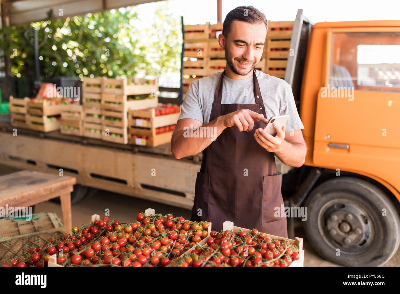 Counting tomatoes hi-res stock photography and images - Alamy