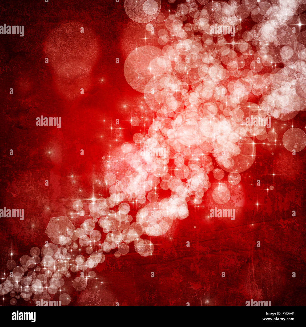 Red abstract background with bokeh circles Stock Photo - Alamy