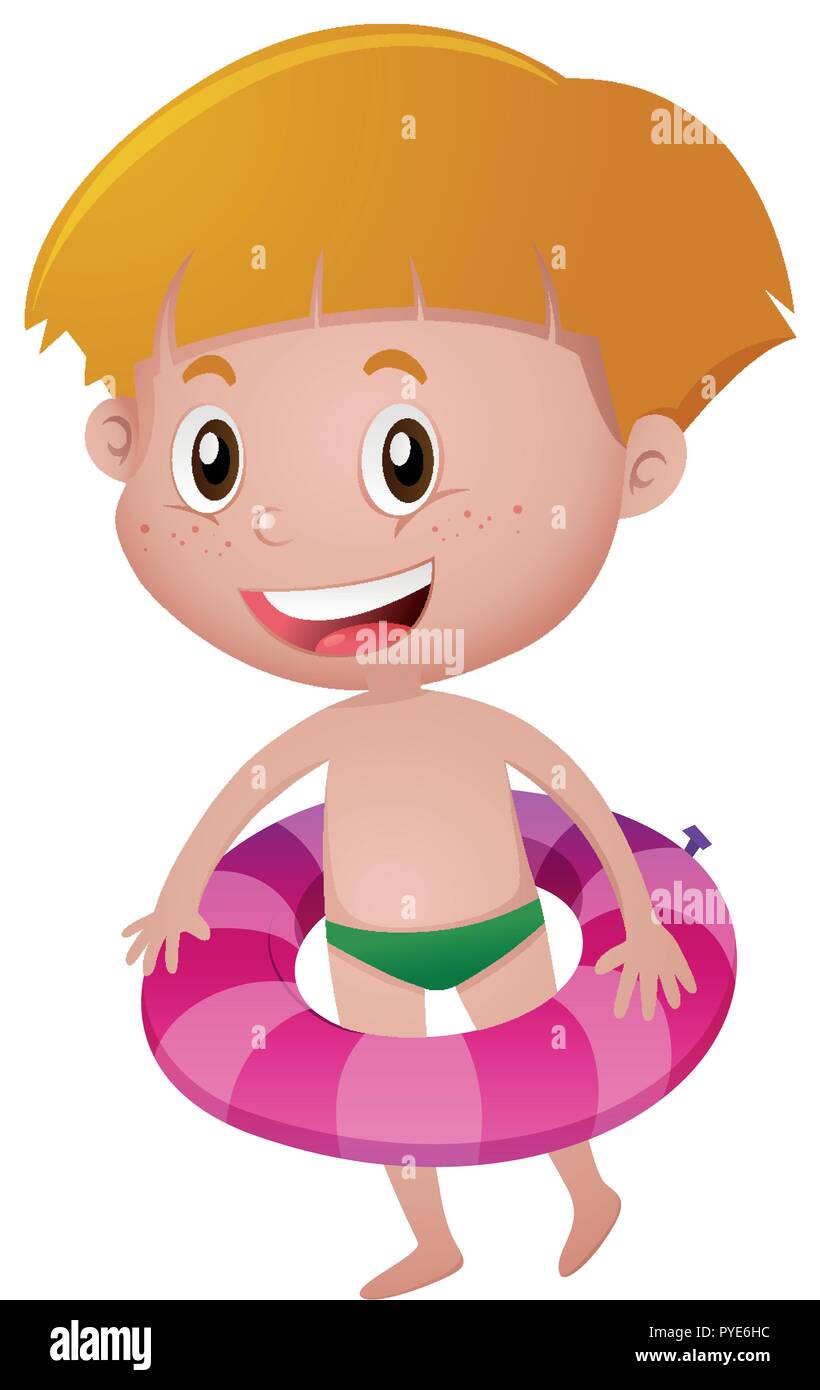 Boy in pink Stock Vector Images - Alamy