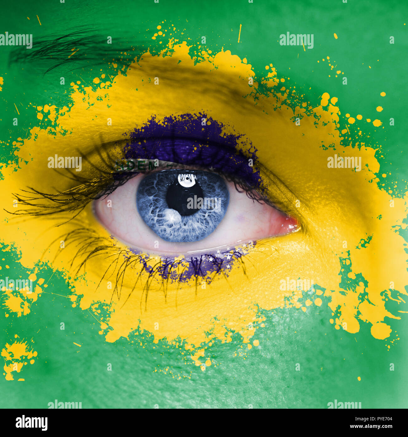 Brazilian Flag Eye