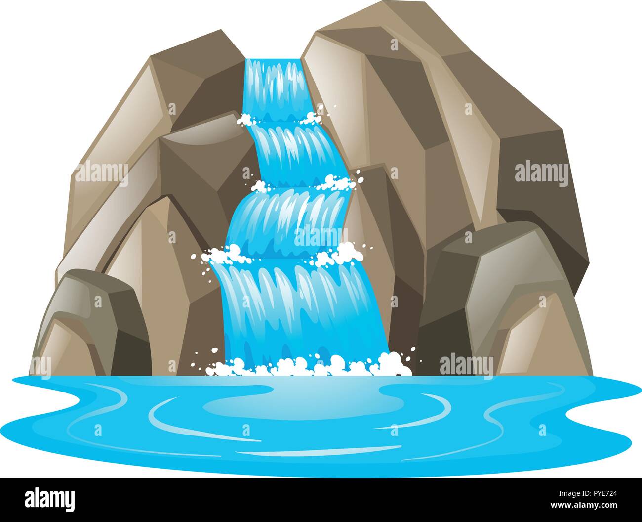 Fresh water from river Stock Vector Images - Alamy