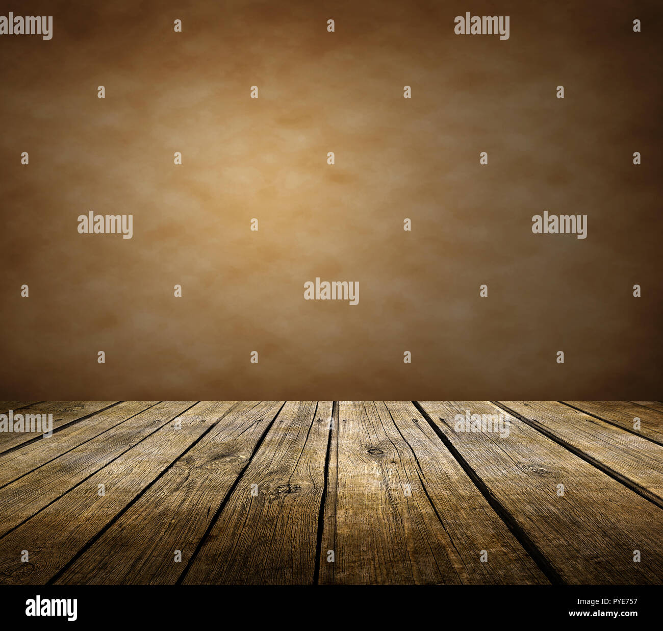 Wooden deck table brown background Stock Photo - Alamy