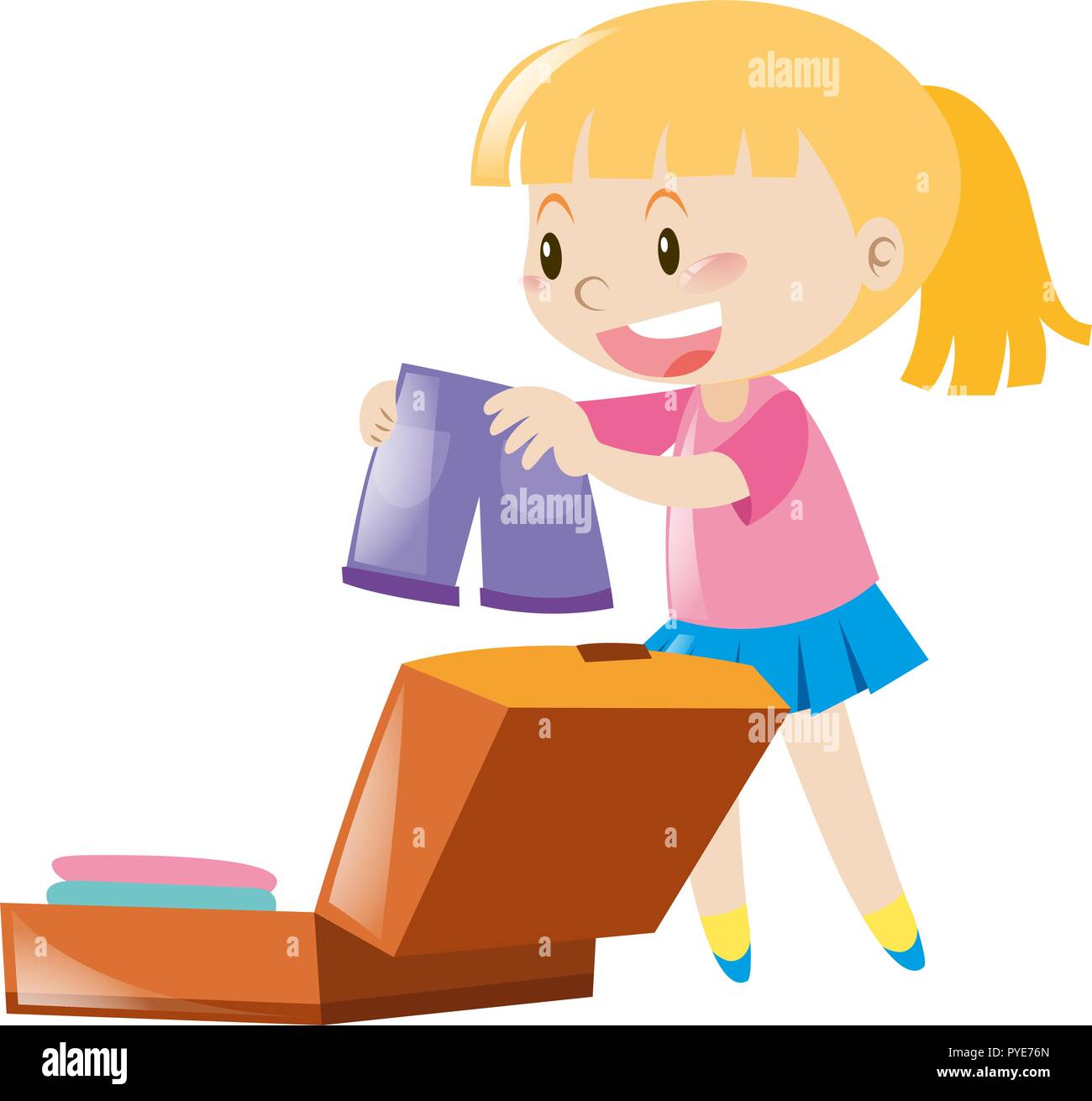 Packing Suitcase Clipart