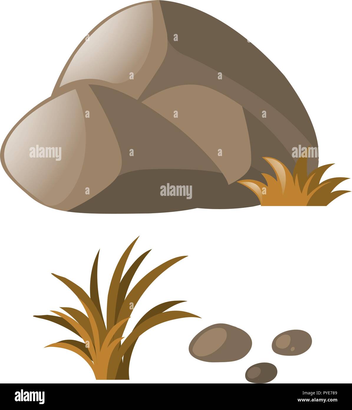 White stones in green Stock Vector Images - Alamy