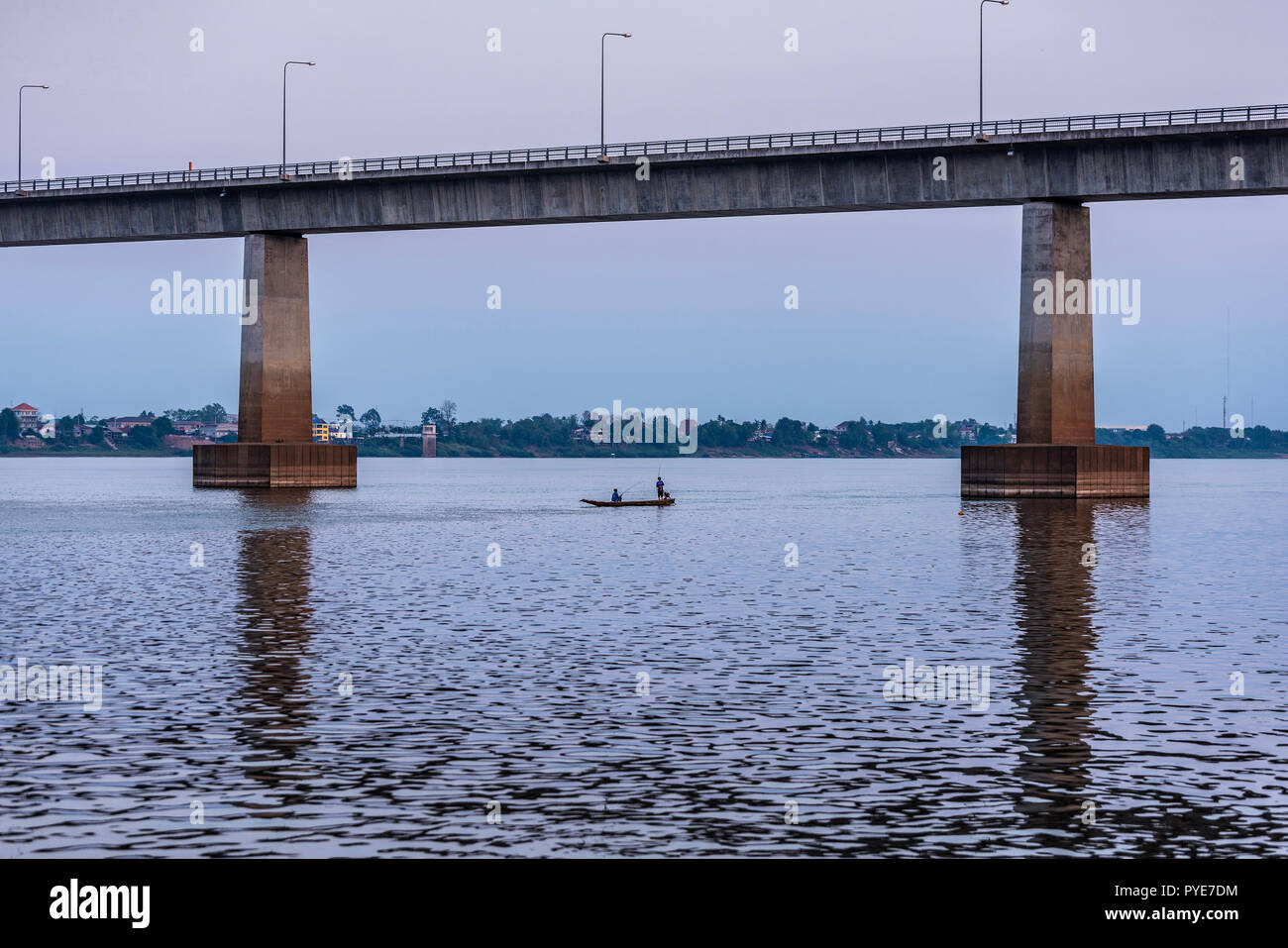 Bridge over the Mekong River Second Thailand Stock Photo - Alamy