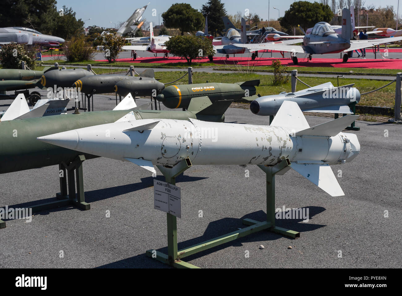 ISTANBUL, TURKEY - 4 APRIL, 2017: Museum of Aviation in Istanbul ...