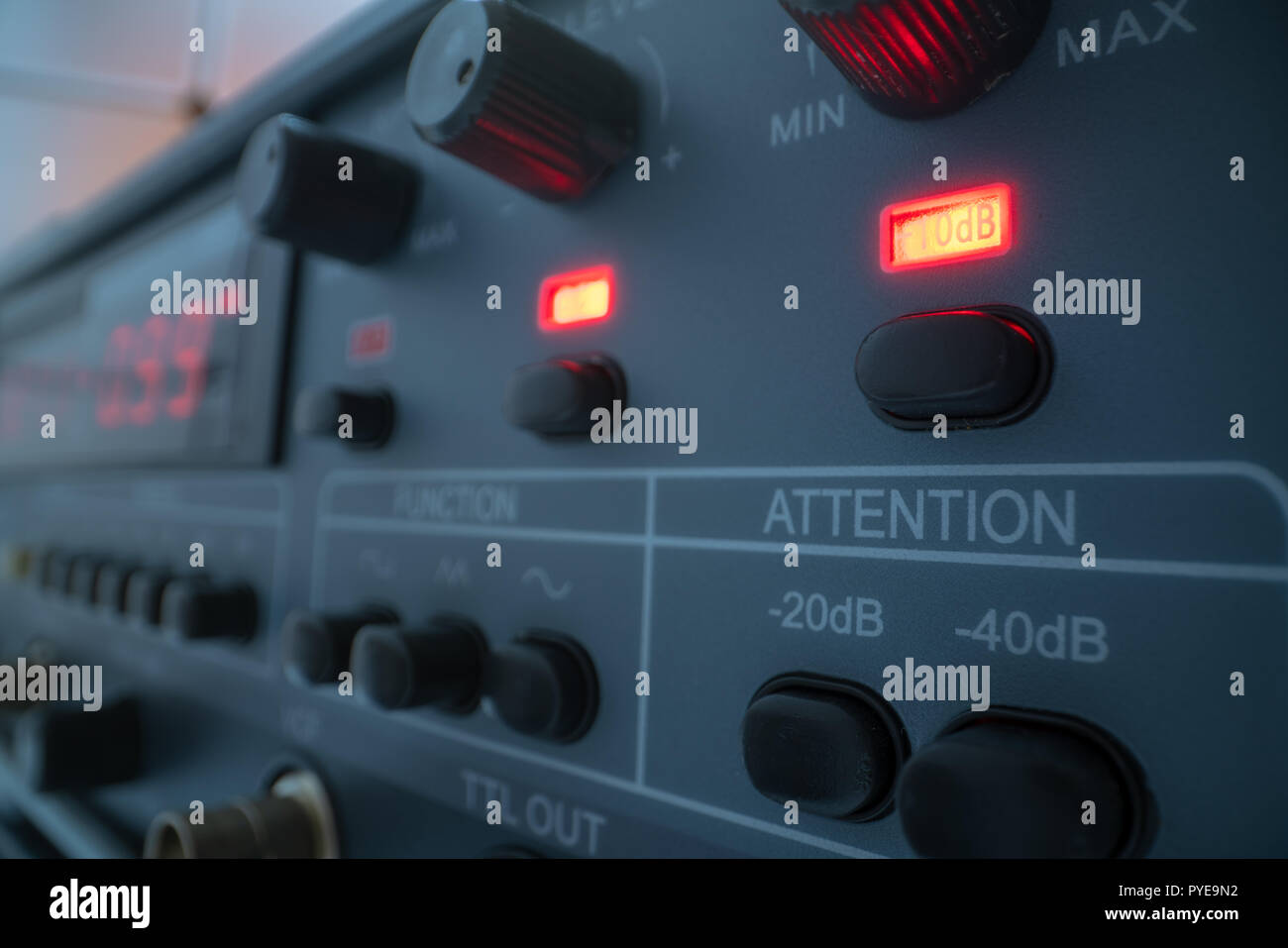 Electronic measuring instrument. Function generator and Multimeter ...