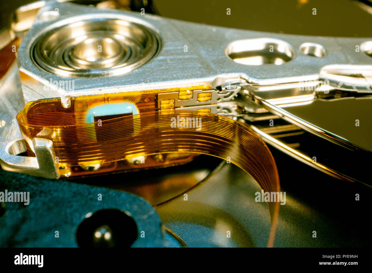 Electronic Board. Inside electronic device Stock Photo - Alamy