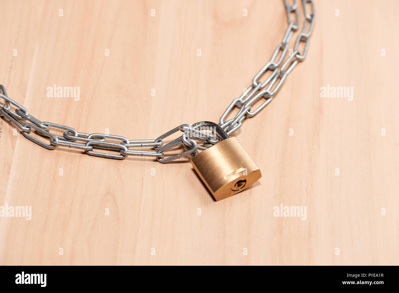Key lock locked chain hi-res stock photography and images - Alamy