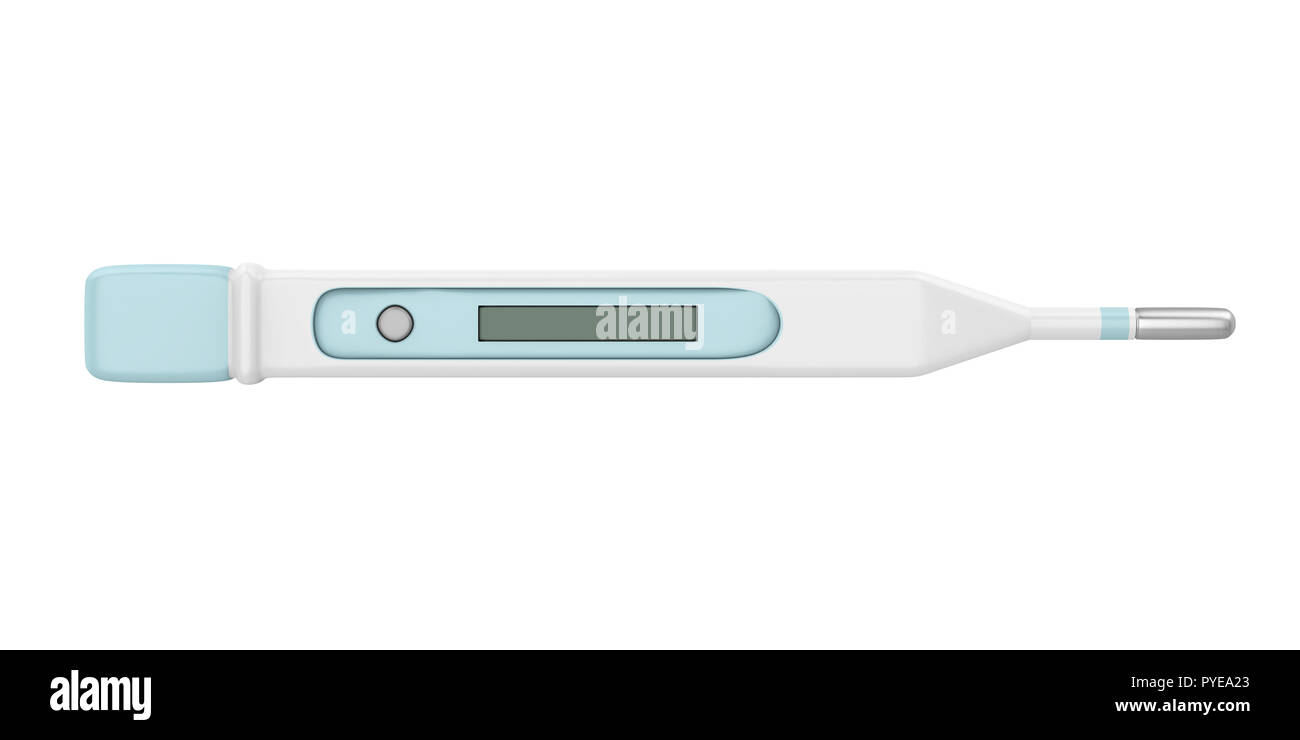 Digital Thermometer Isolated Stock Photo - Alamy