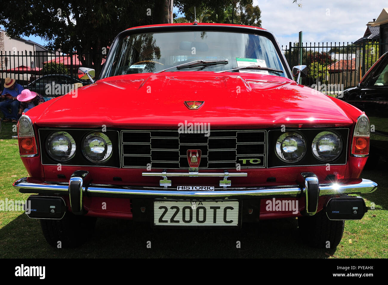 Rover 2200TC on display Stock Photo - Alamy