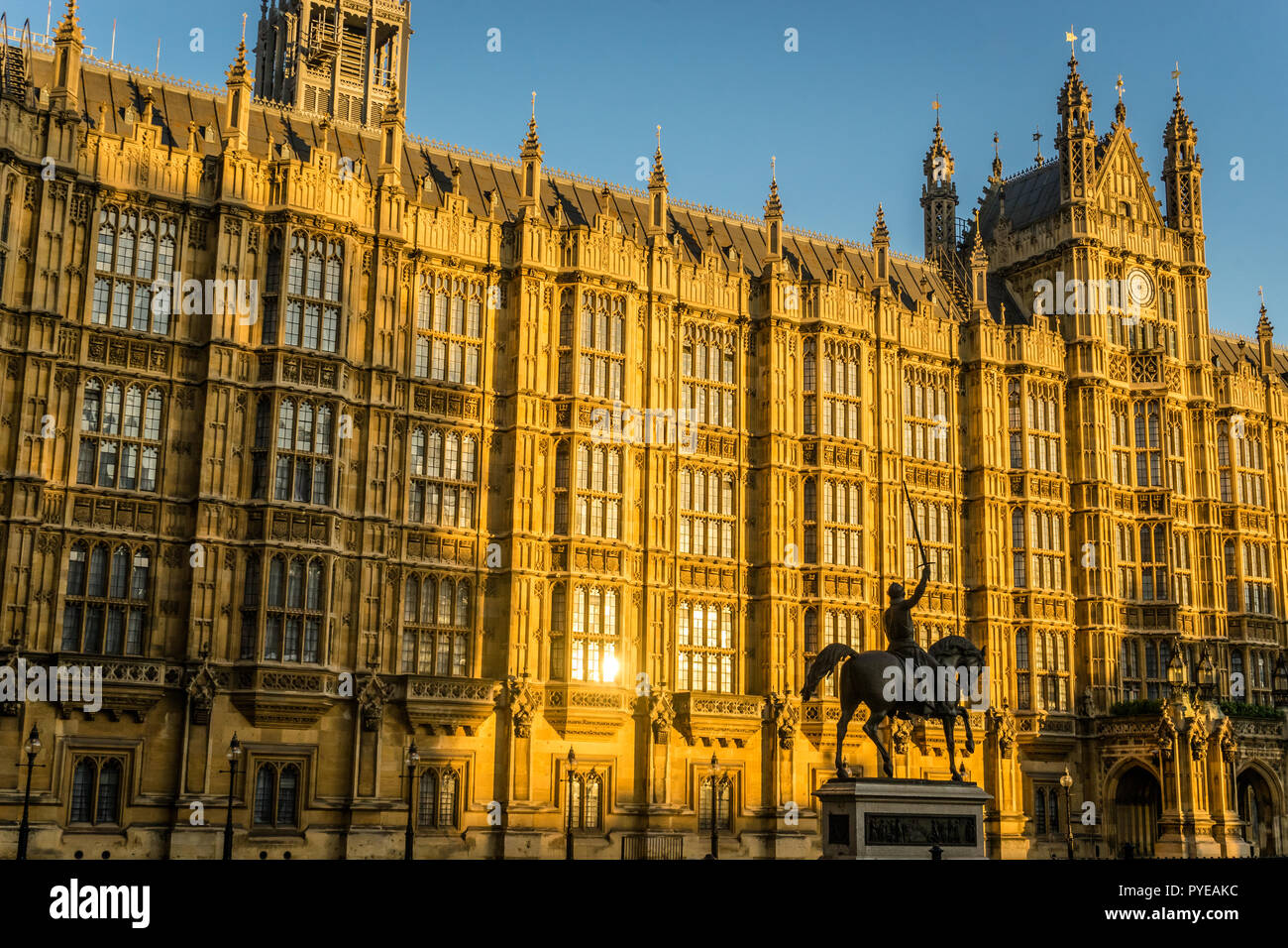 Houses of Parliament, Westminster, London currently undergoing major ...