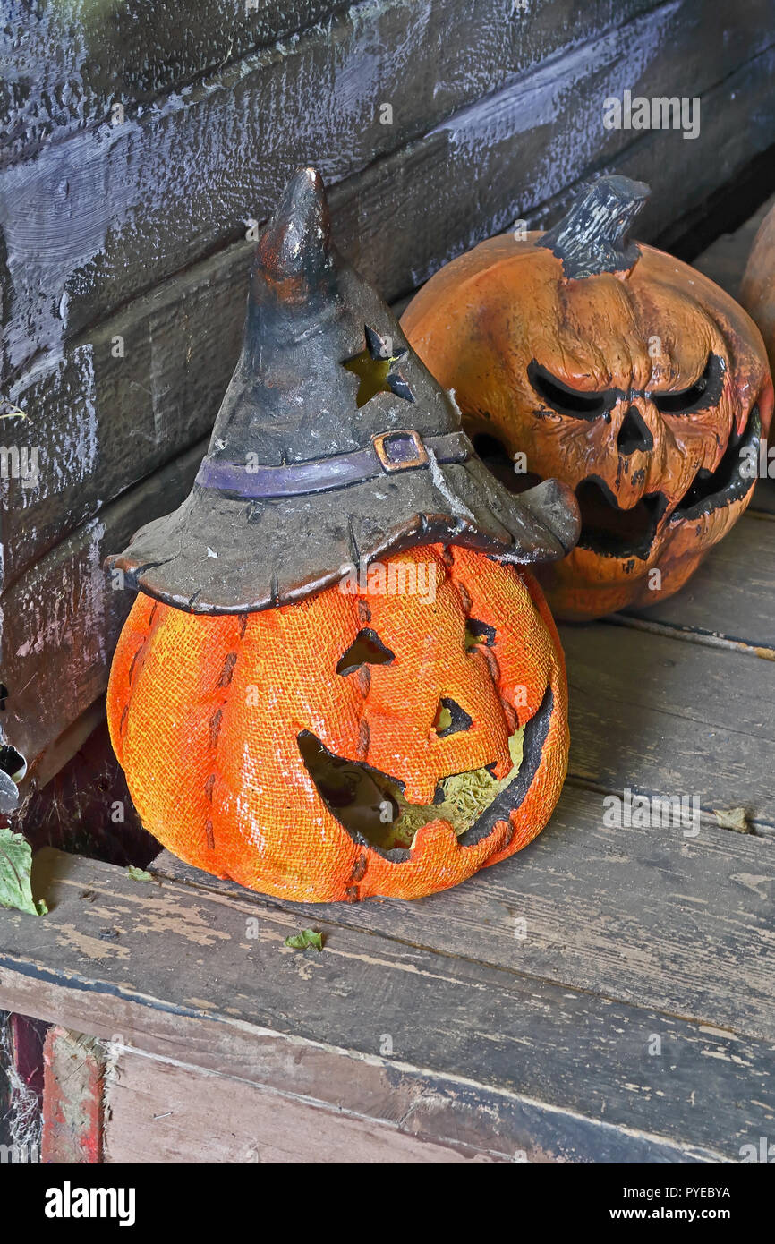 A scary scene showing the concept of Halloween with some very ...