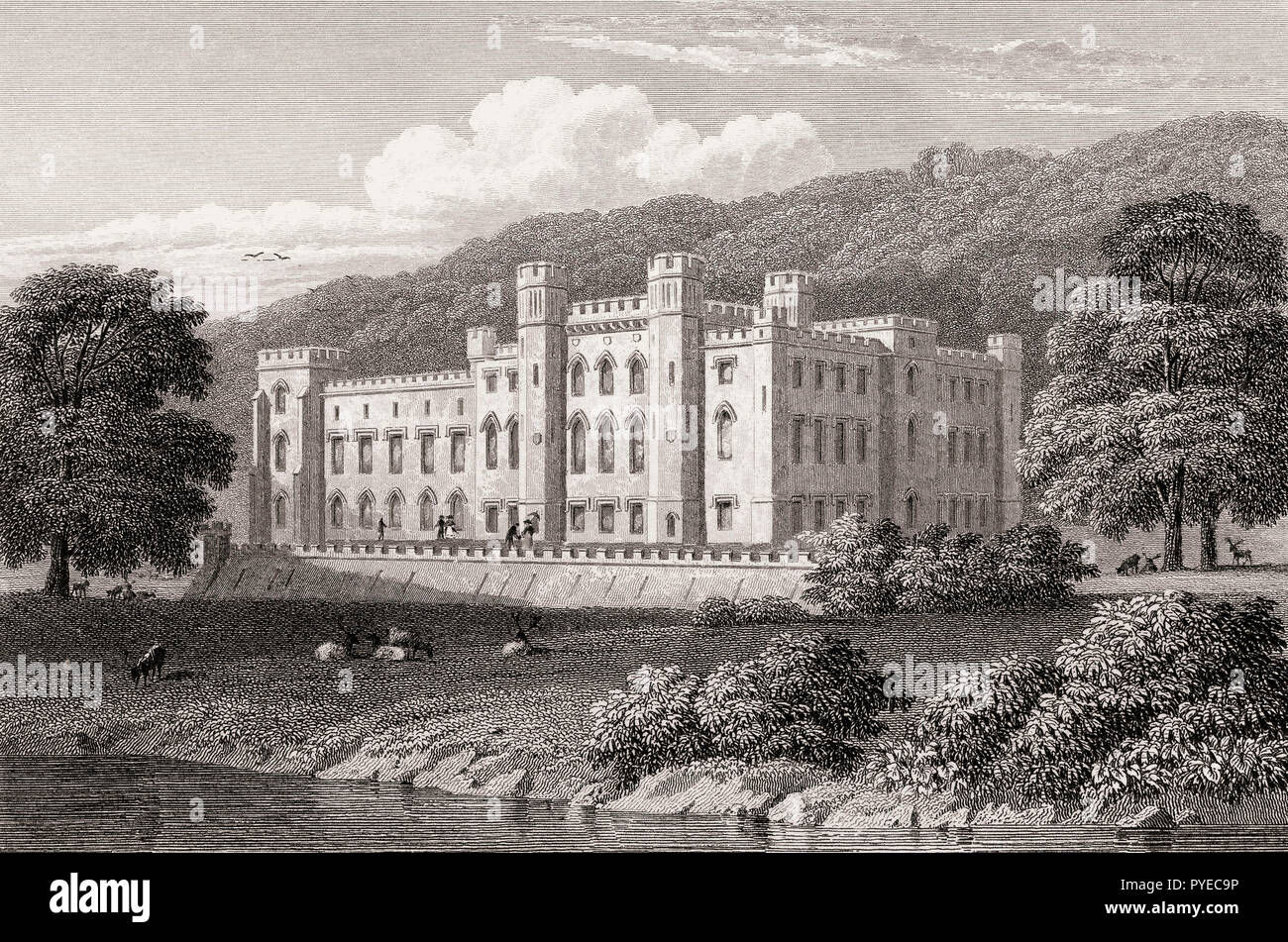 Scone Palace, Scone, Perth, Scotland, 19th century, from Modern Athens ...