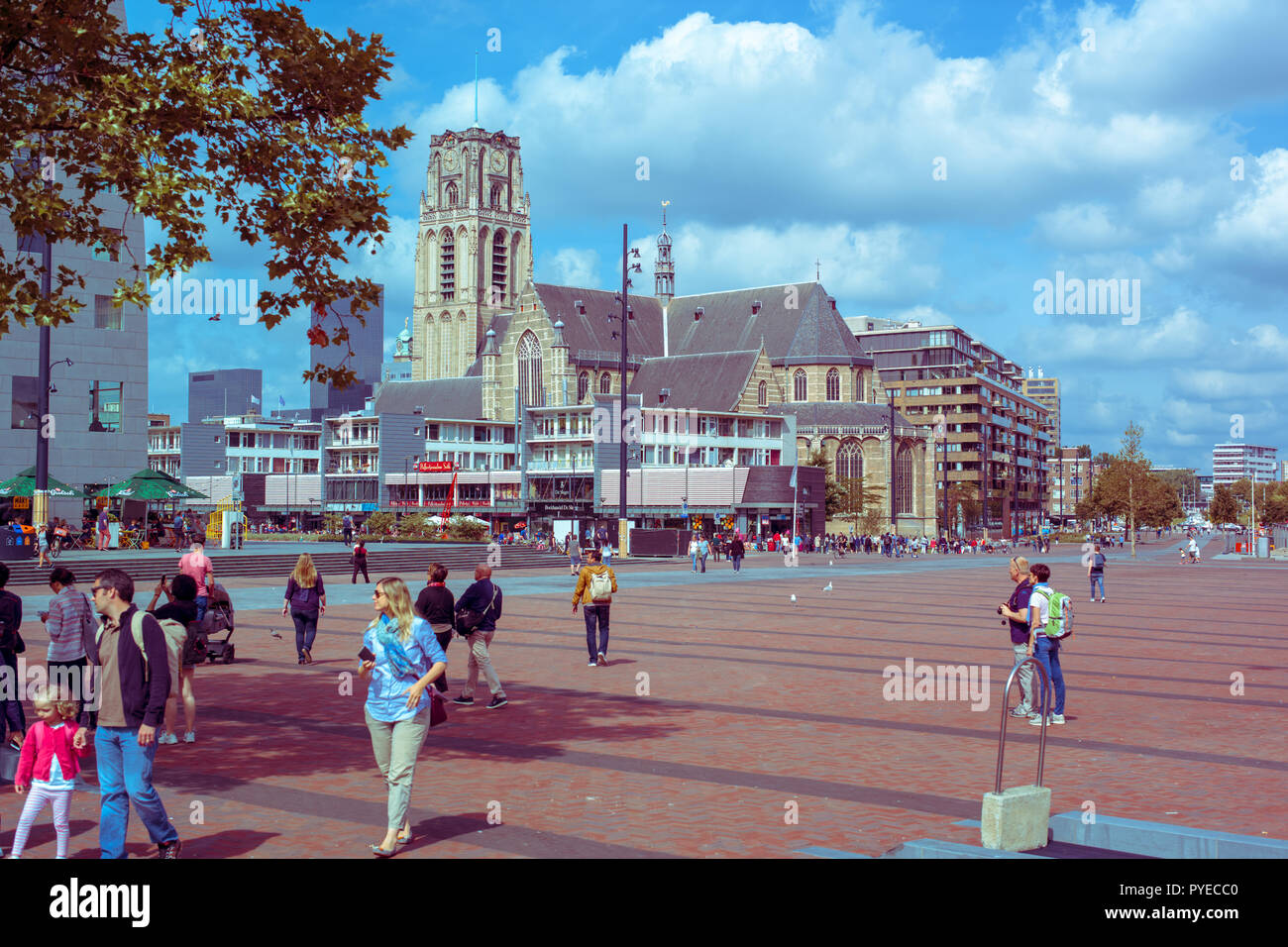 Rotterdam square hi-res stock photography and images - Alamy