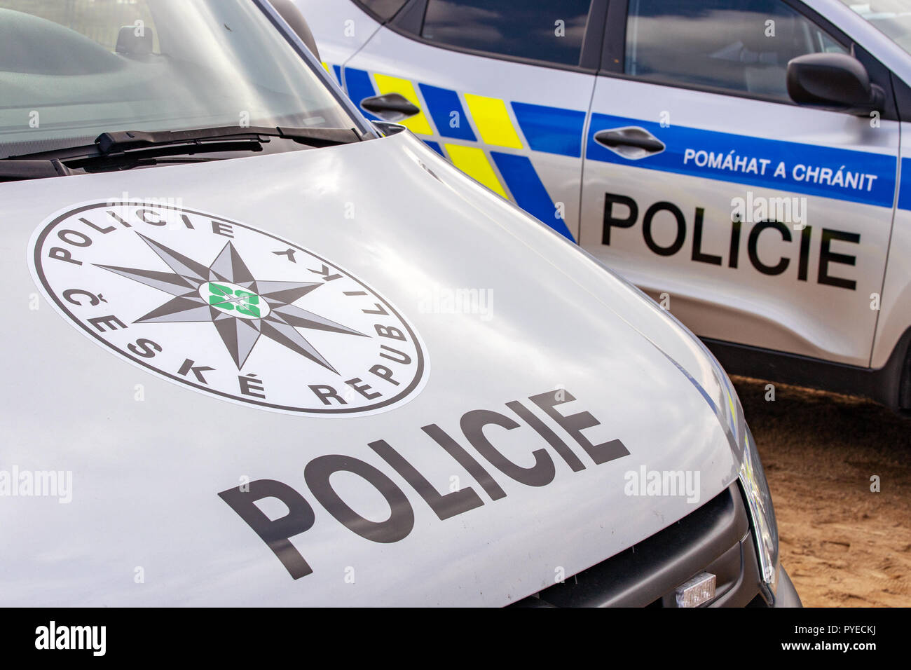 Policie ČR - Police of the Czech republic Stock Photo - Alamy