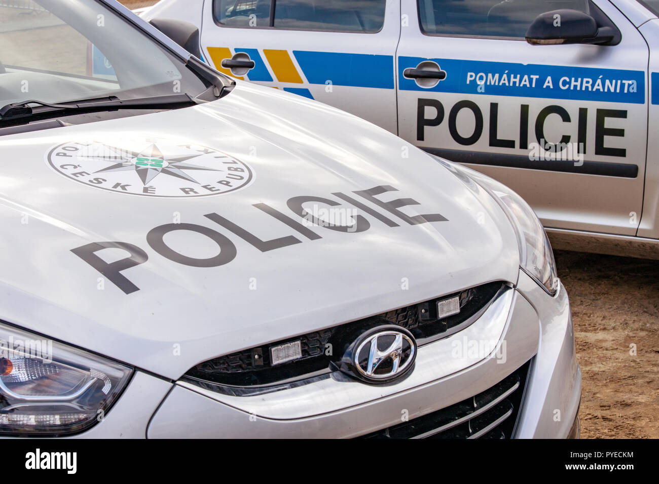 Policie ČR - Police of the Czech republic Stock Photo - Alamy