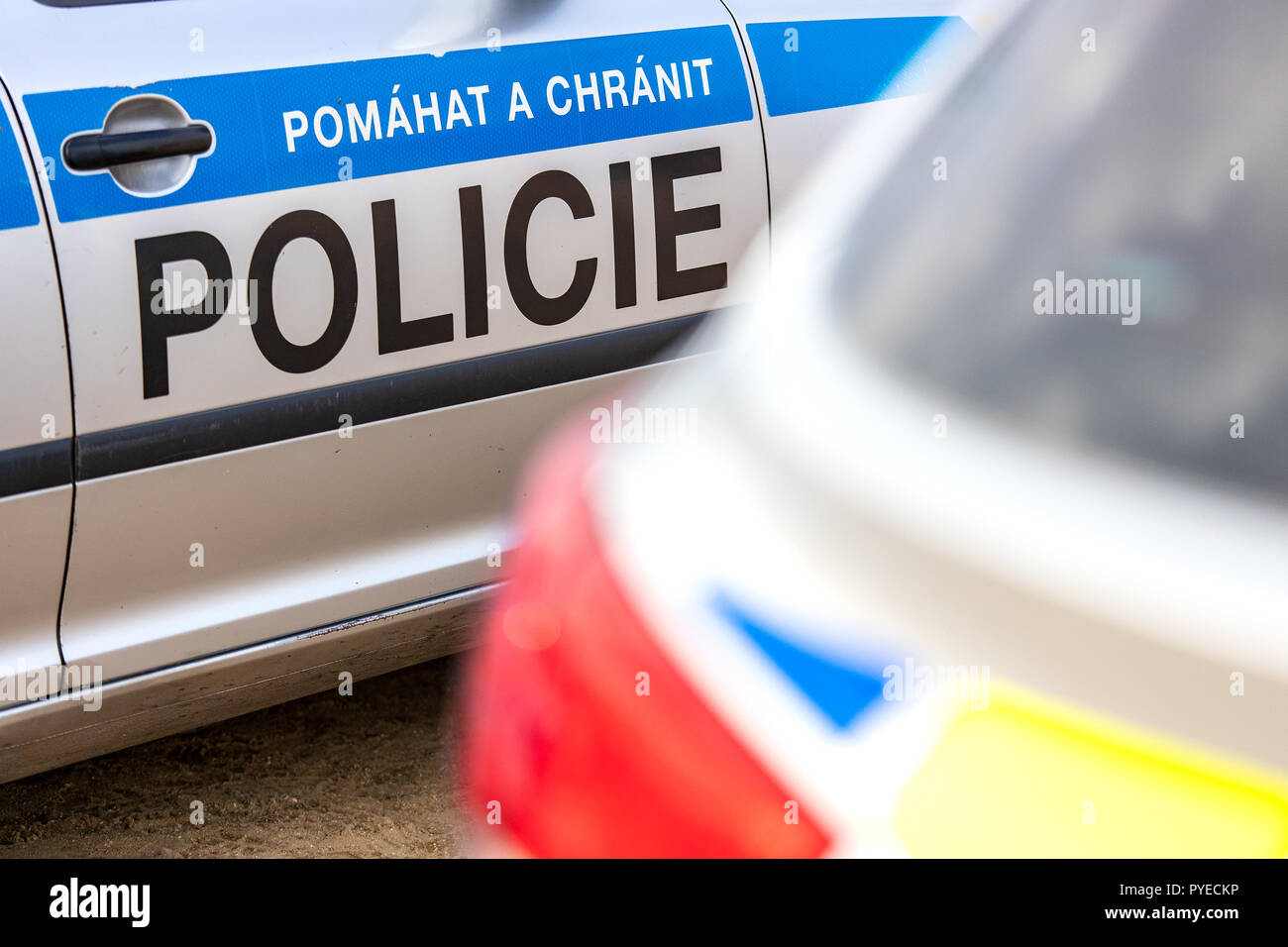 Policie ČR - Police of the Czech republic Stock Photo - Alamy