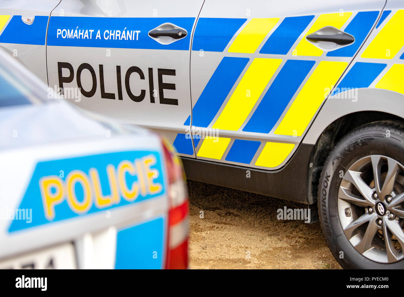 Policie ČR - Police of the Czech republic Stock Photo - Alamy