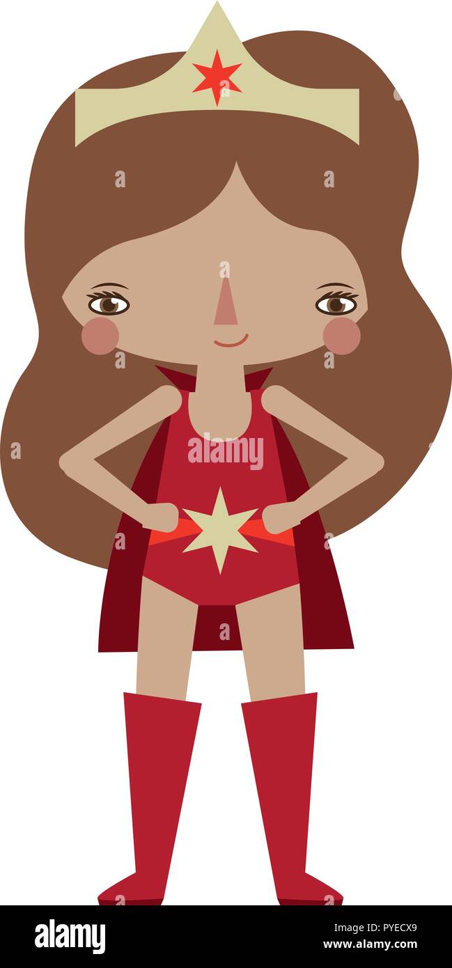 Power girl cosplay Stock Vector Images - Alamy