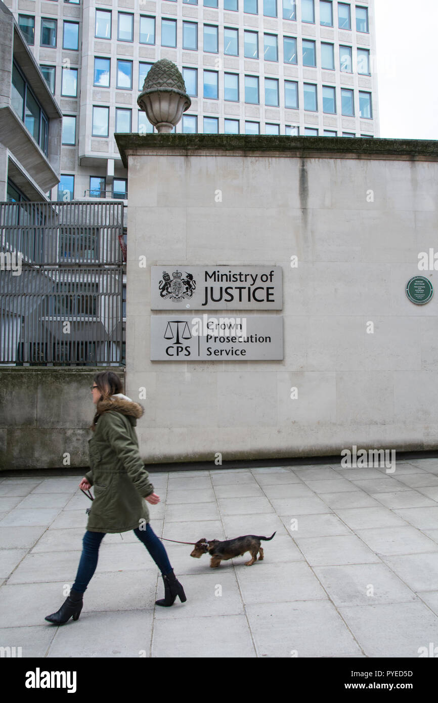 The Ministry of Justice (MoJ) building on Petty France, Westminster ...