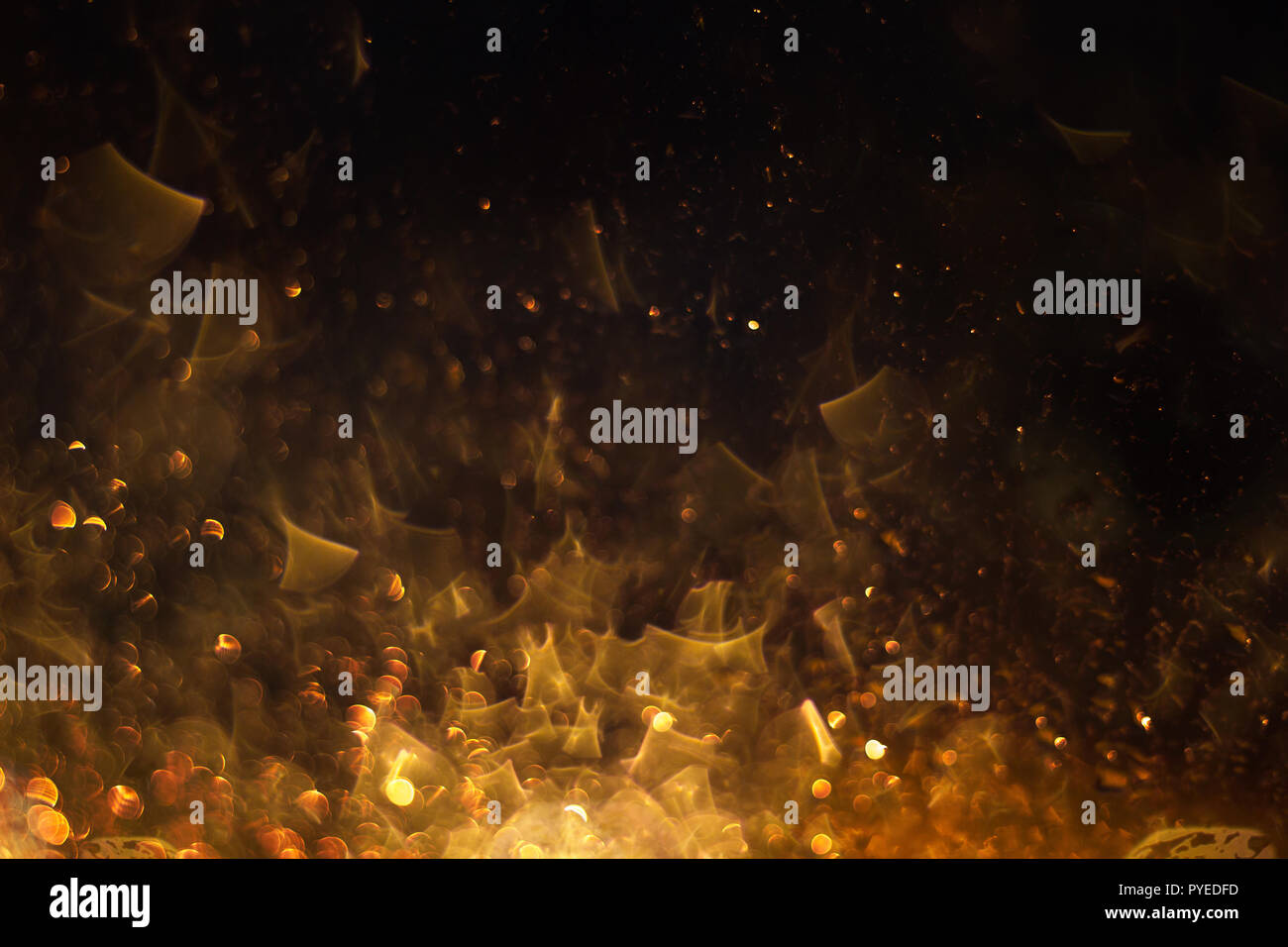 fire flames glowing in dark Stock Photo - Alamy
