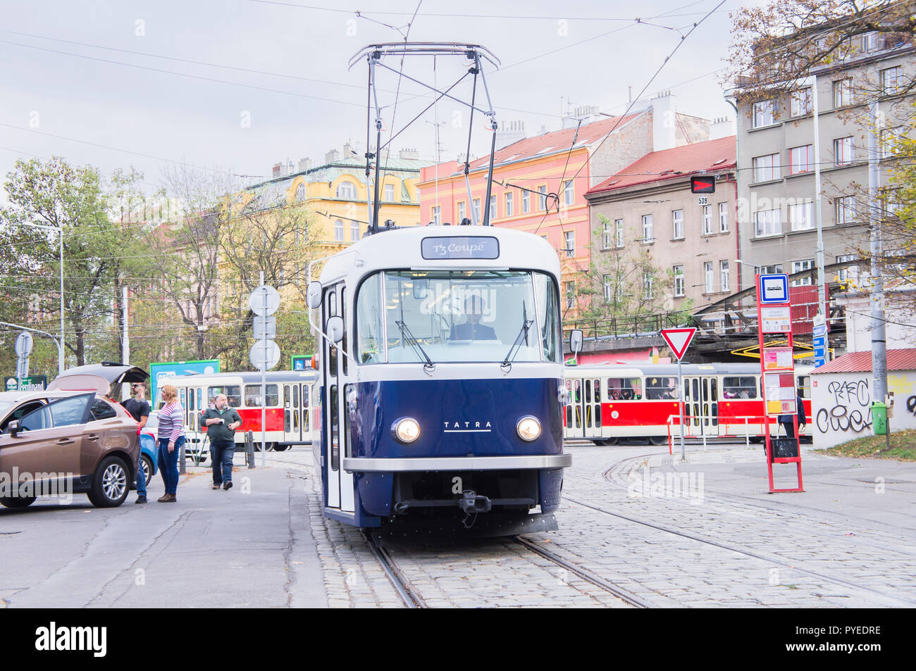 The Prague public transport company DPP has presented T3 Coupe on ...