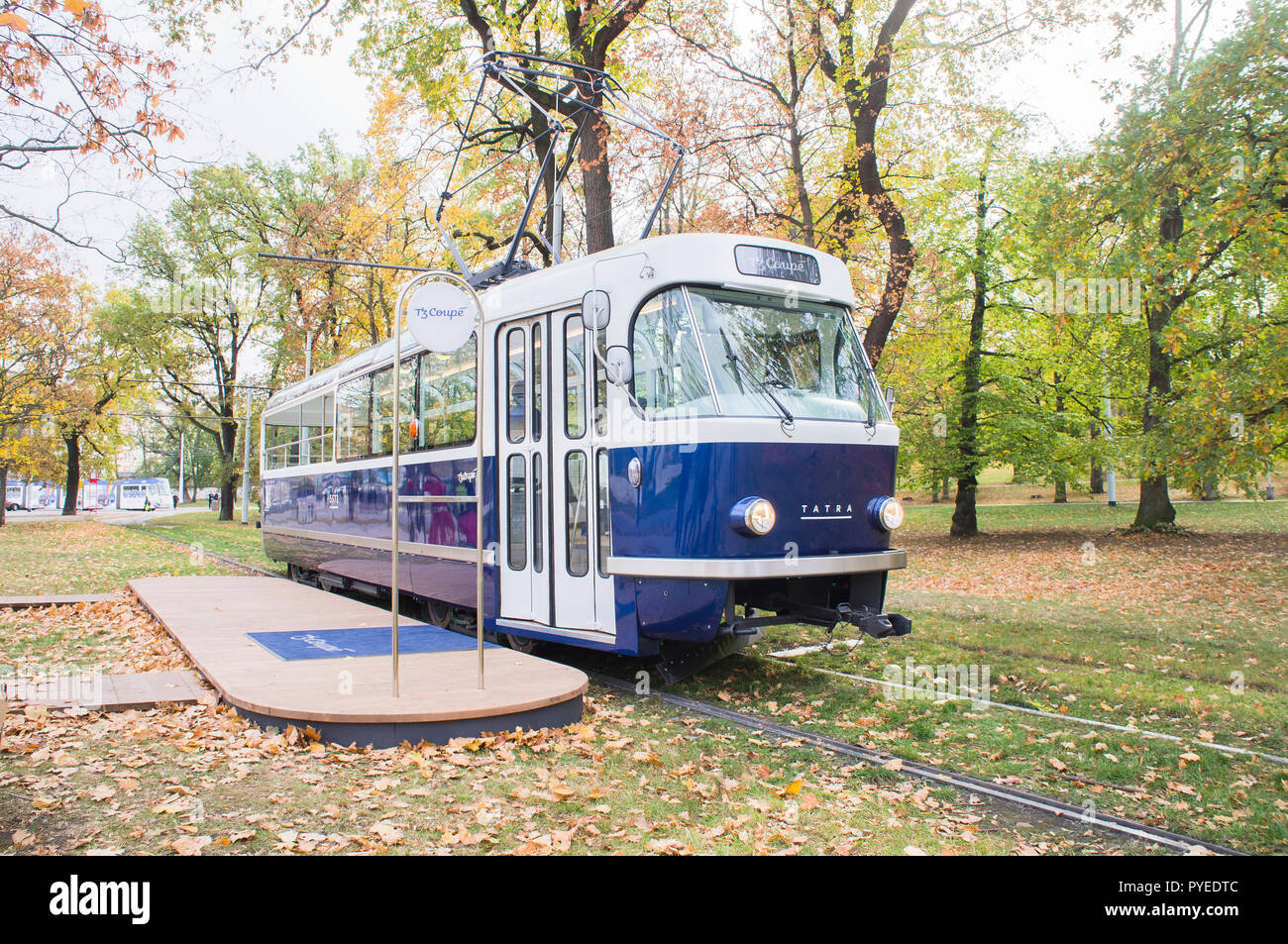 The Prague public transport company DPP has presented T3 Coupe on ...