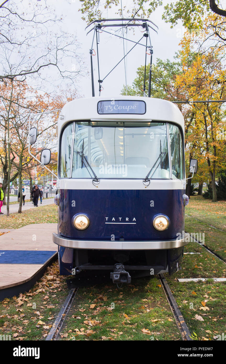 The Prague public transport company DPP has presented T3 Coupe on ...