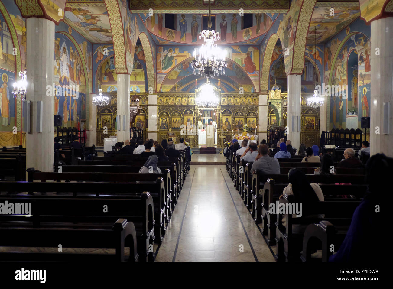 Melkite catholic church service hi-res stock photography and images - Alamy