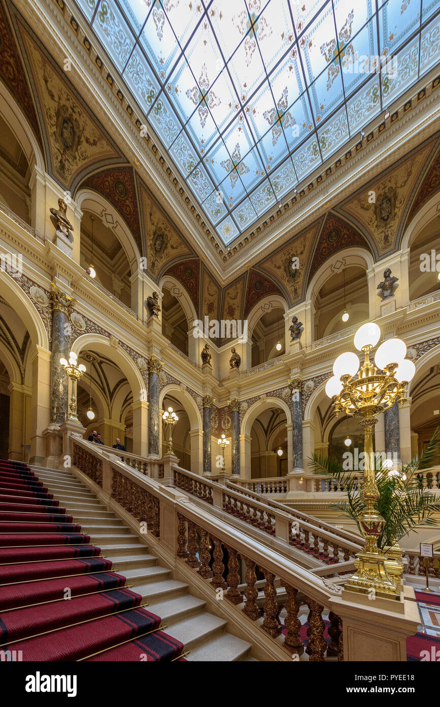 Historical building of the National museum after reconstruction was ...